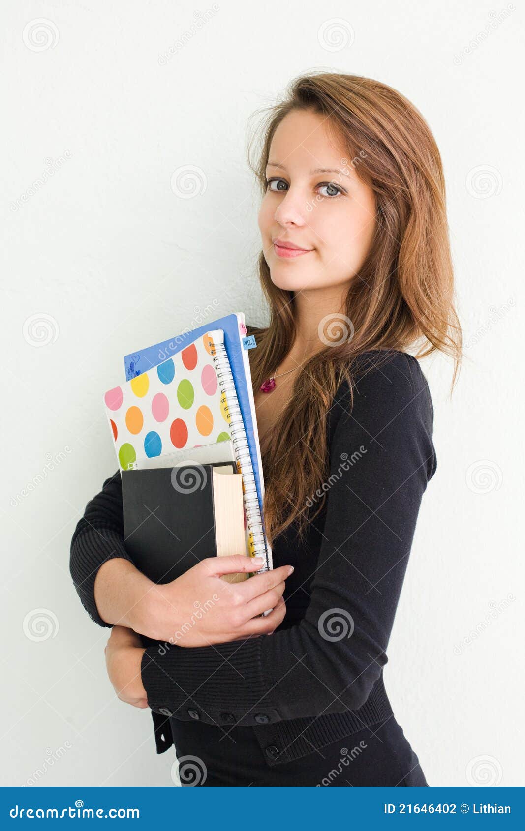 Beautiful Teen Student Girl. Stock Photo - Image of cute, attractive ... Beautiful Teen Student Girl. Stock Photo - Image of cute, attractive ...