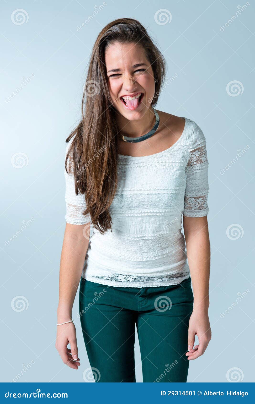 Beautiful Teenager Smiling stock image. Image of funny - 29314501
