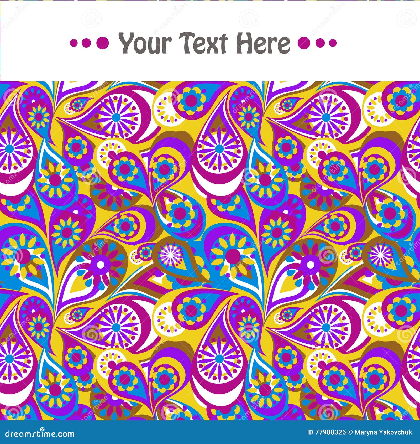 The beautiful template stock vector. Illustration of ornament - 77988326