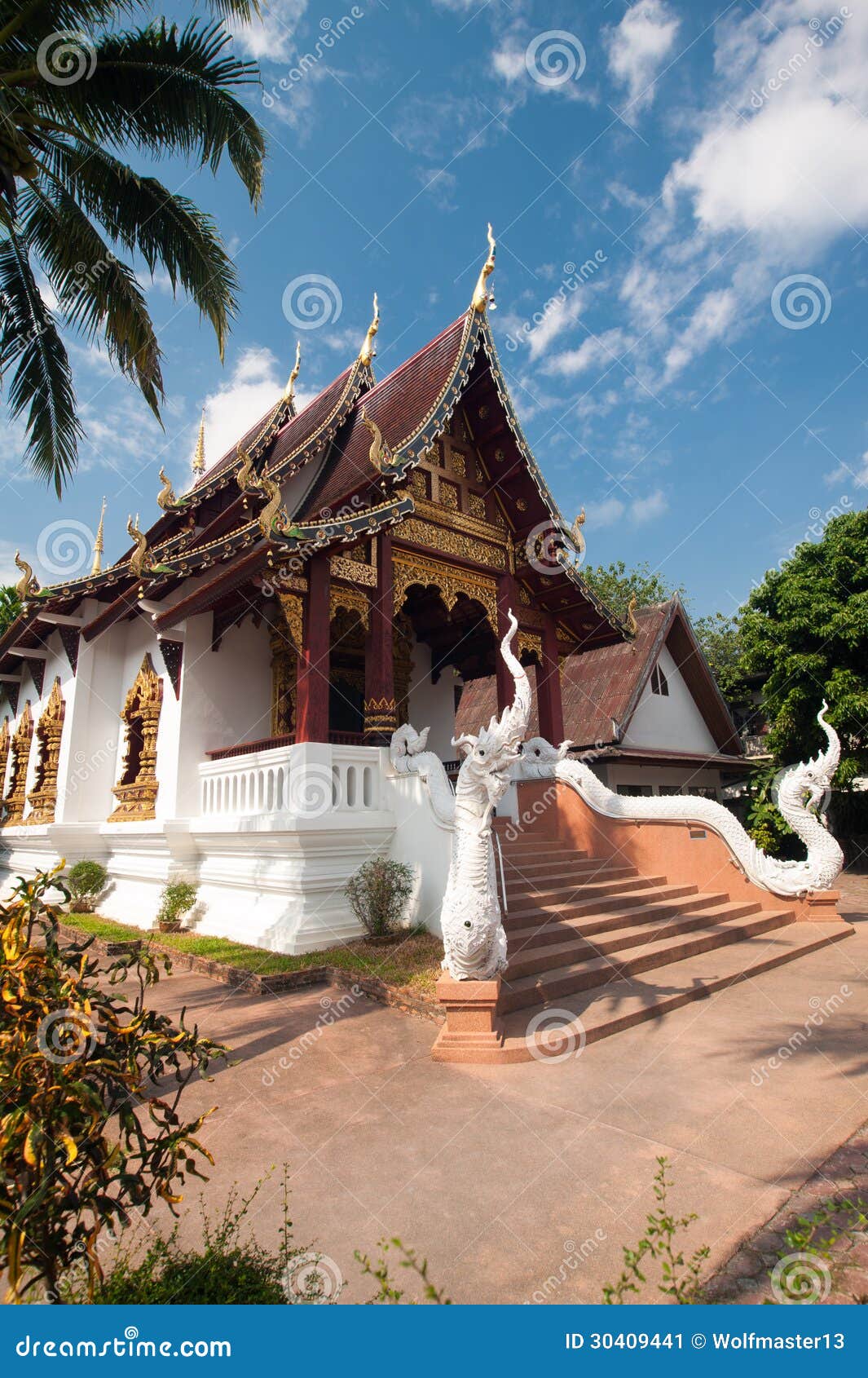 Beautiful Temple at Chiangmai Thailand Stock Image - Image of buddha ...