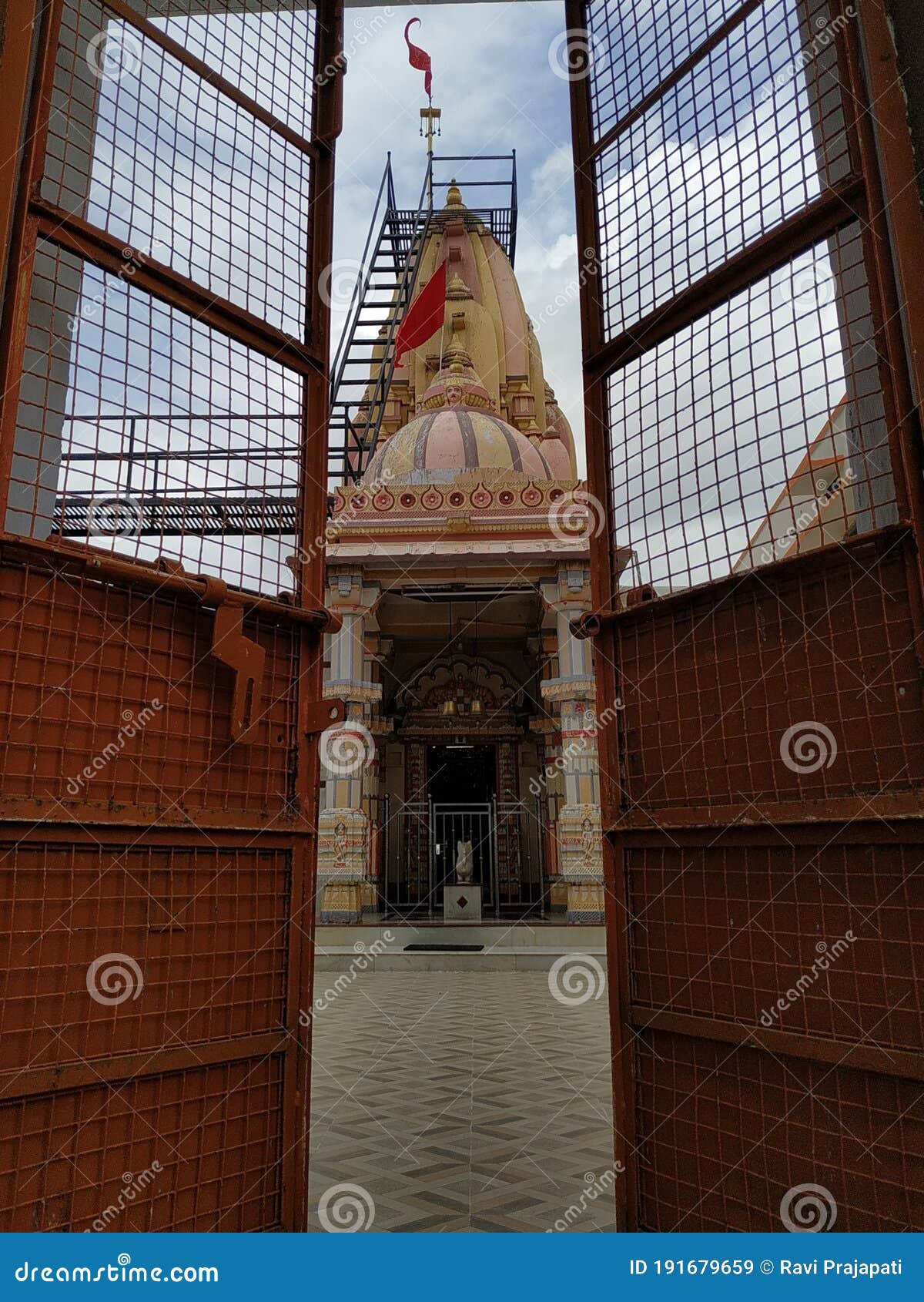 Beautiful Temple View from Mesh Editorial Stock Image - Image of mesh ...