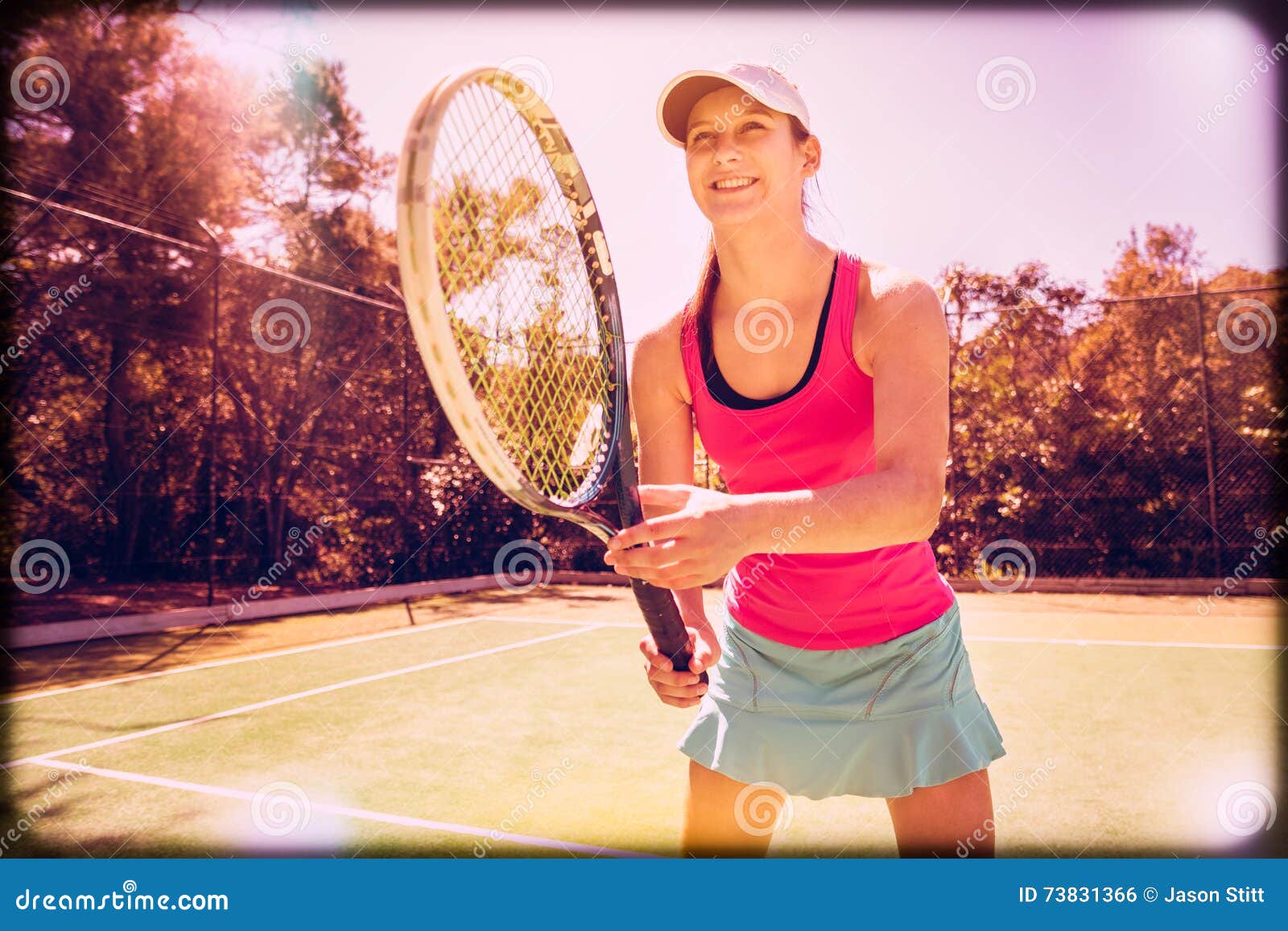 Beautiful Tennis Player stock photo. Image of court, people - 73831366