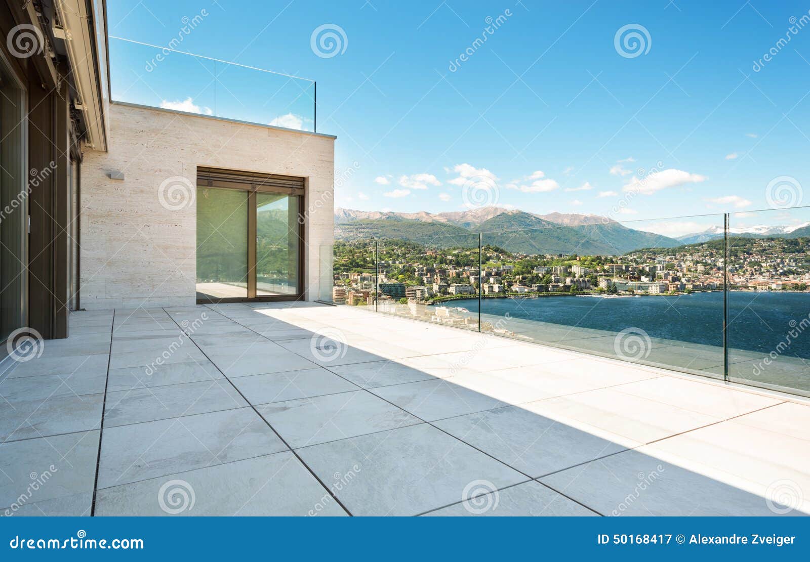 Beautiful Terrace, Outdoors Stock Image - Image of design, contemporary ...
