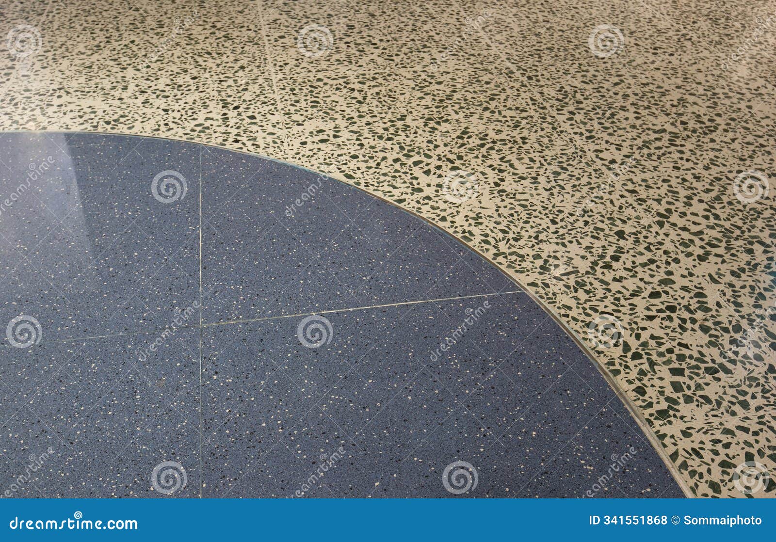 Beautiful Terrazzo Floor Pattern in Shopping Mall Stock Photo - Image ...