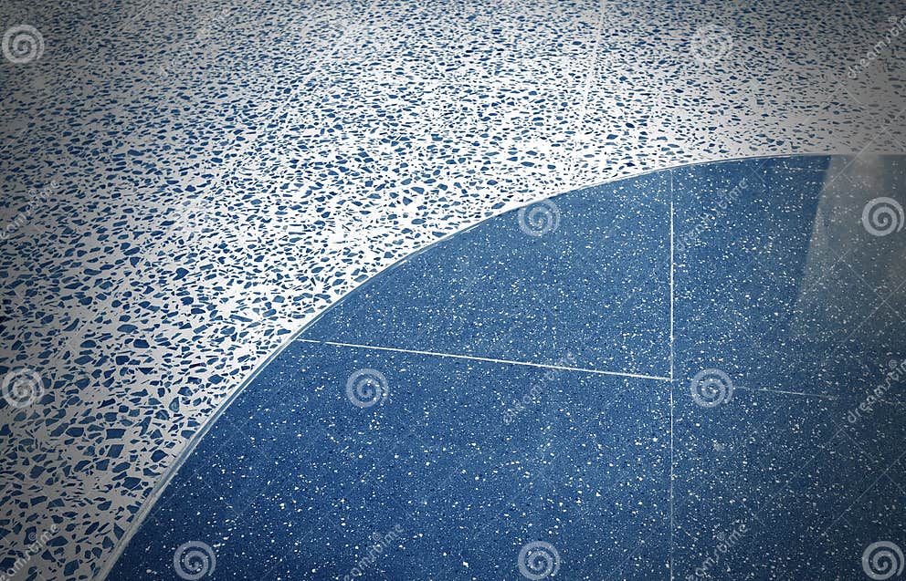 Beautiful Terrazzo Floor Pattern in Shopping Mall Stock Photo - Image ...