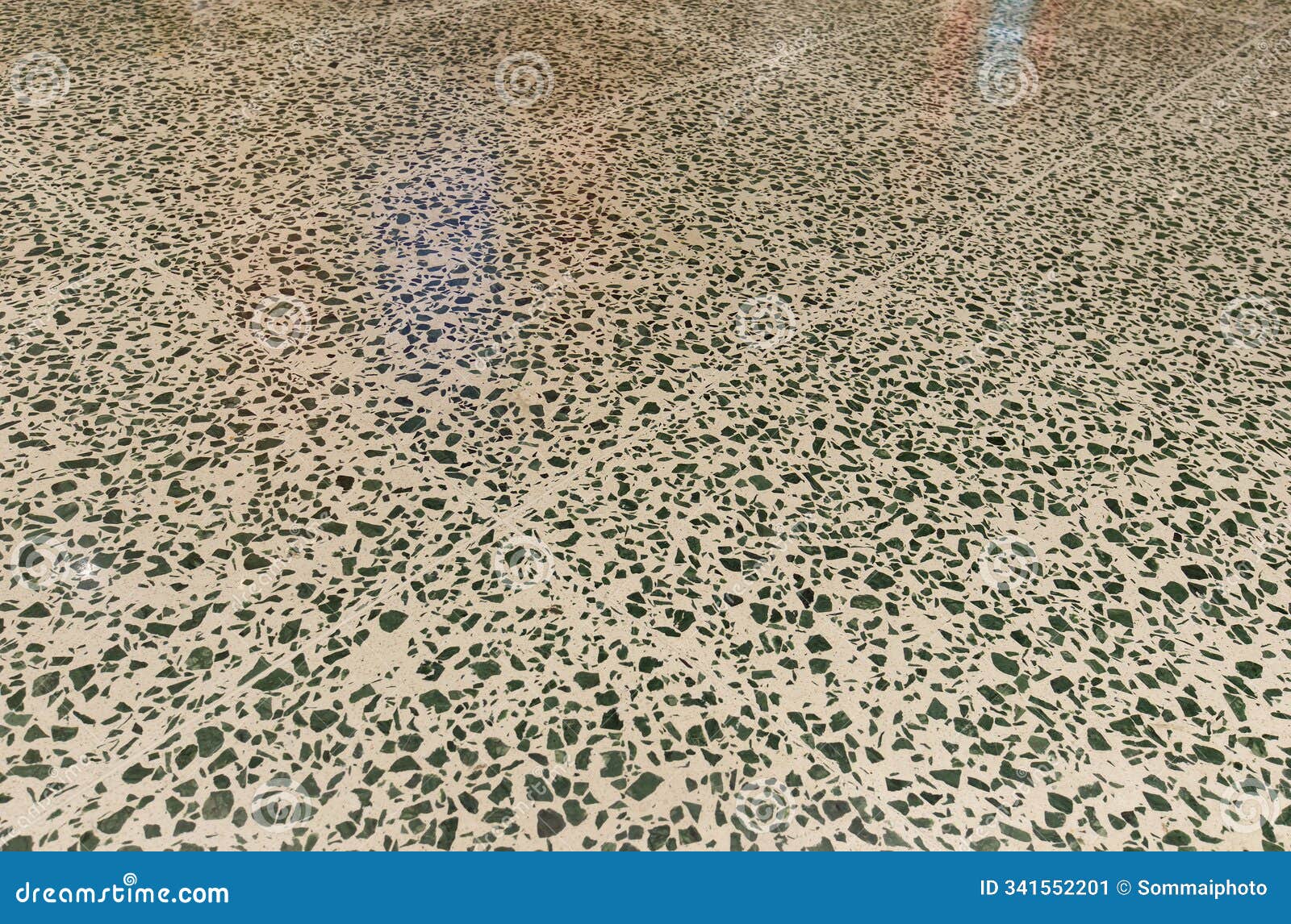 Beautiful Terrazzo Floor Pattern in Shopping Mall Stock Image - Image ...