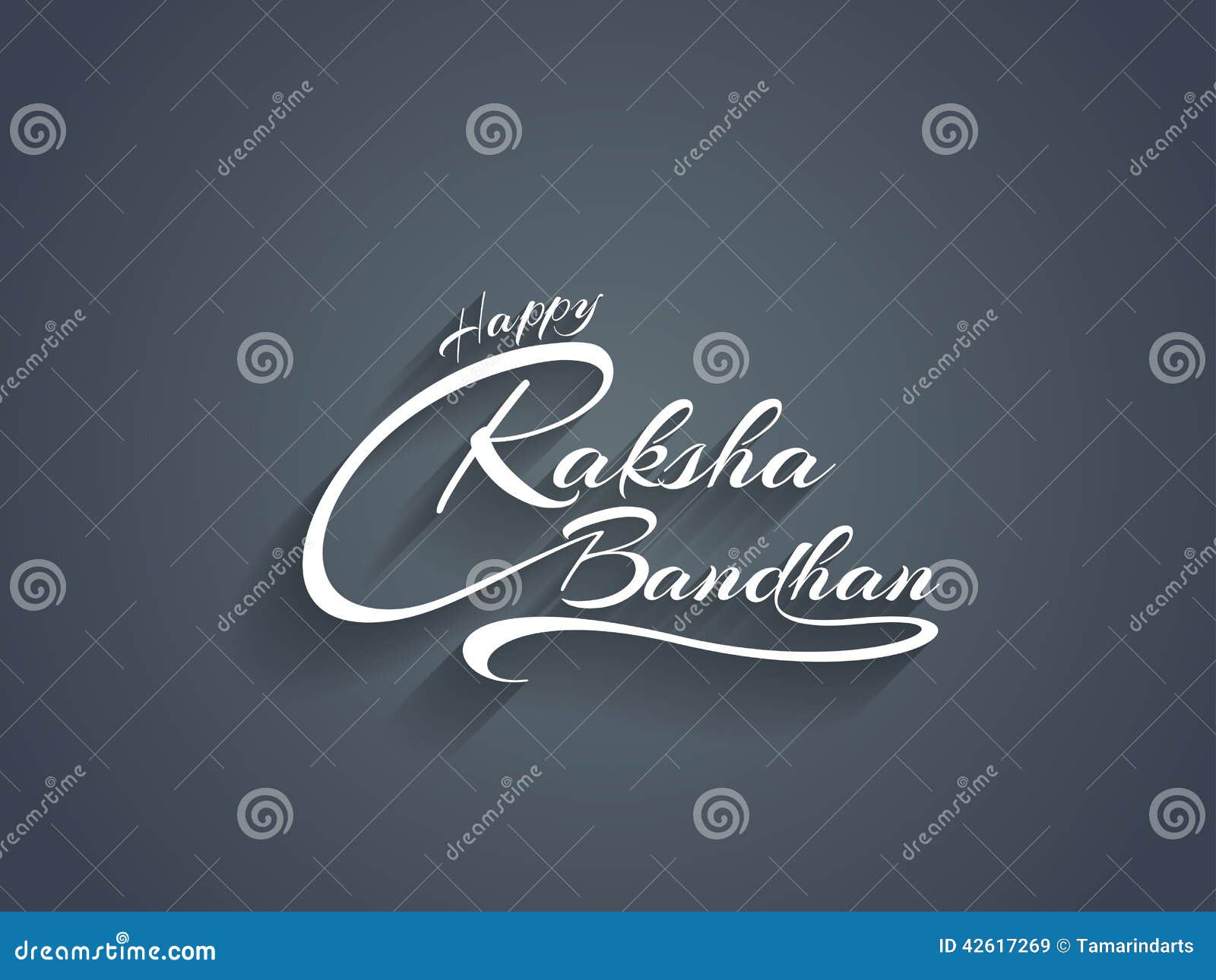 Beautiful Text Design of Raksha Bandhan. Stock Vector - Illustration of ...