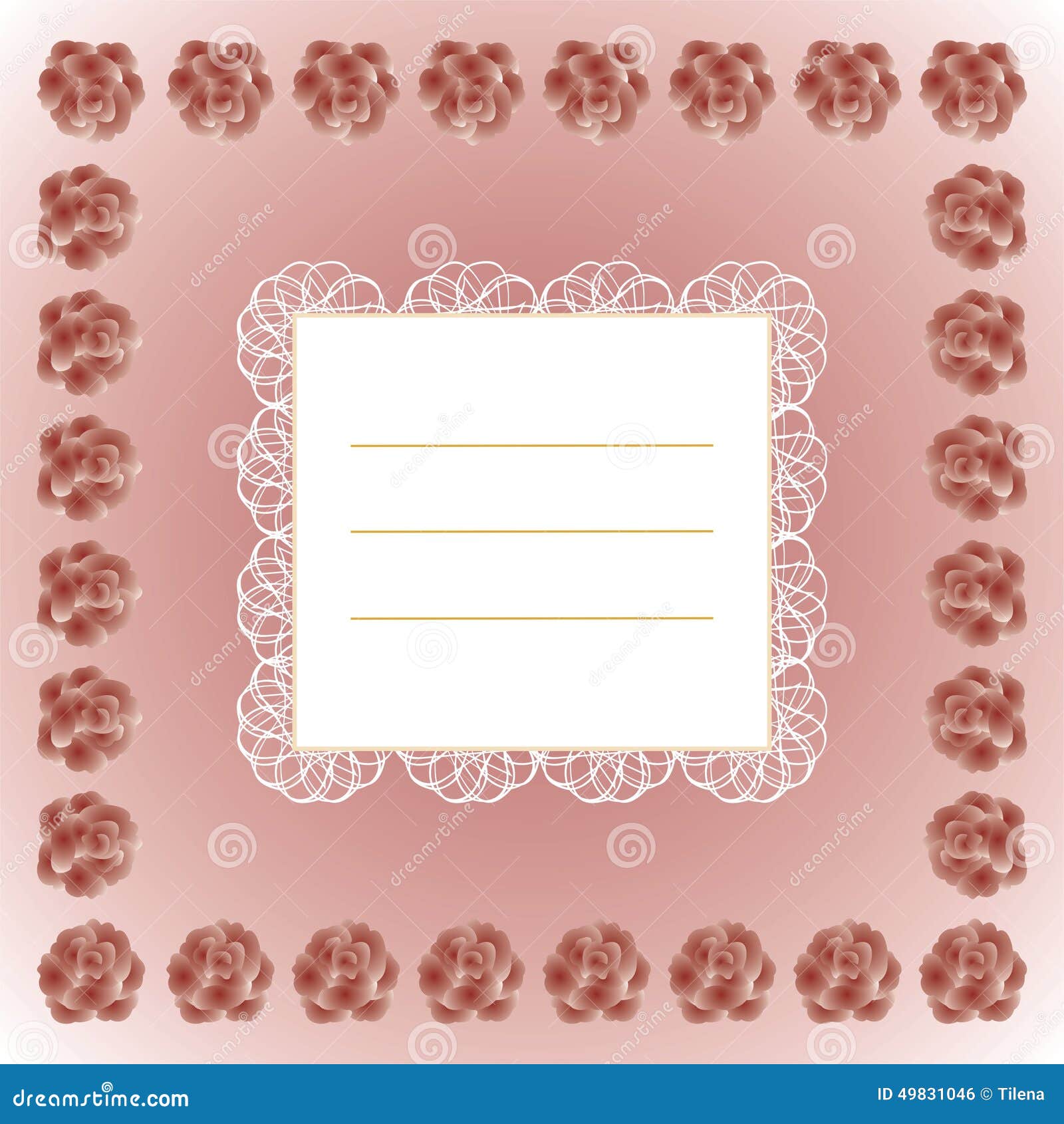Beautiful text frame stock vector. Illustration of decorations - 49831046