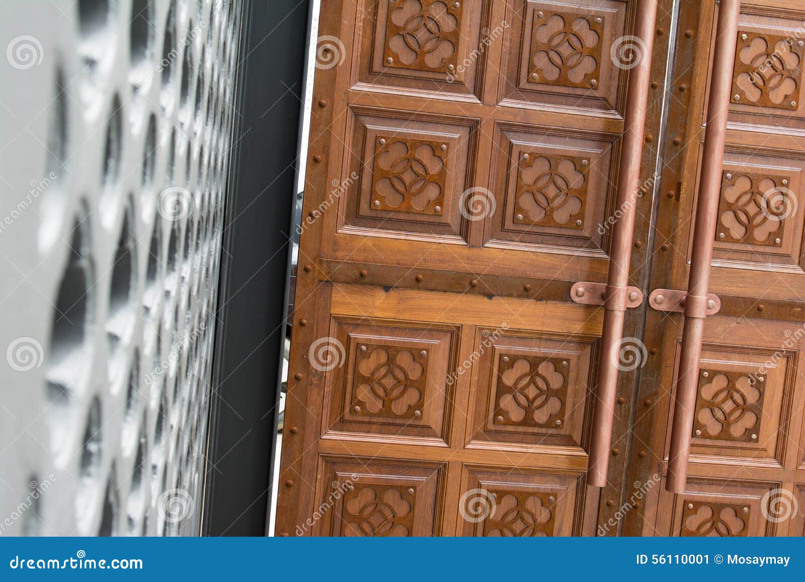 Beautiful Texture of Antique Wood Door Stock Image - Image of exterior ...