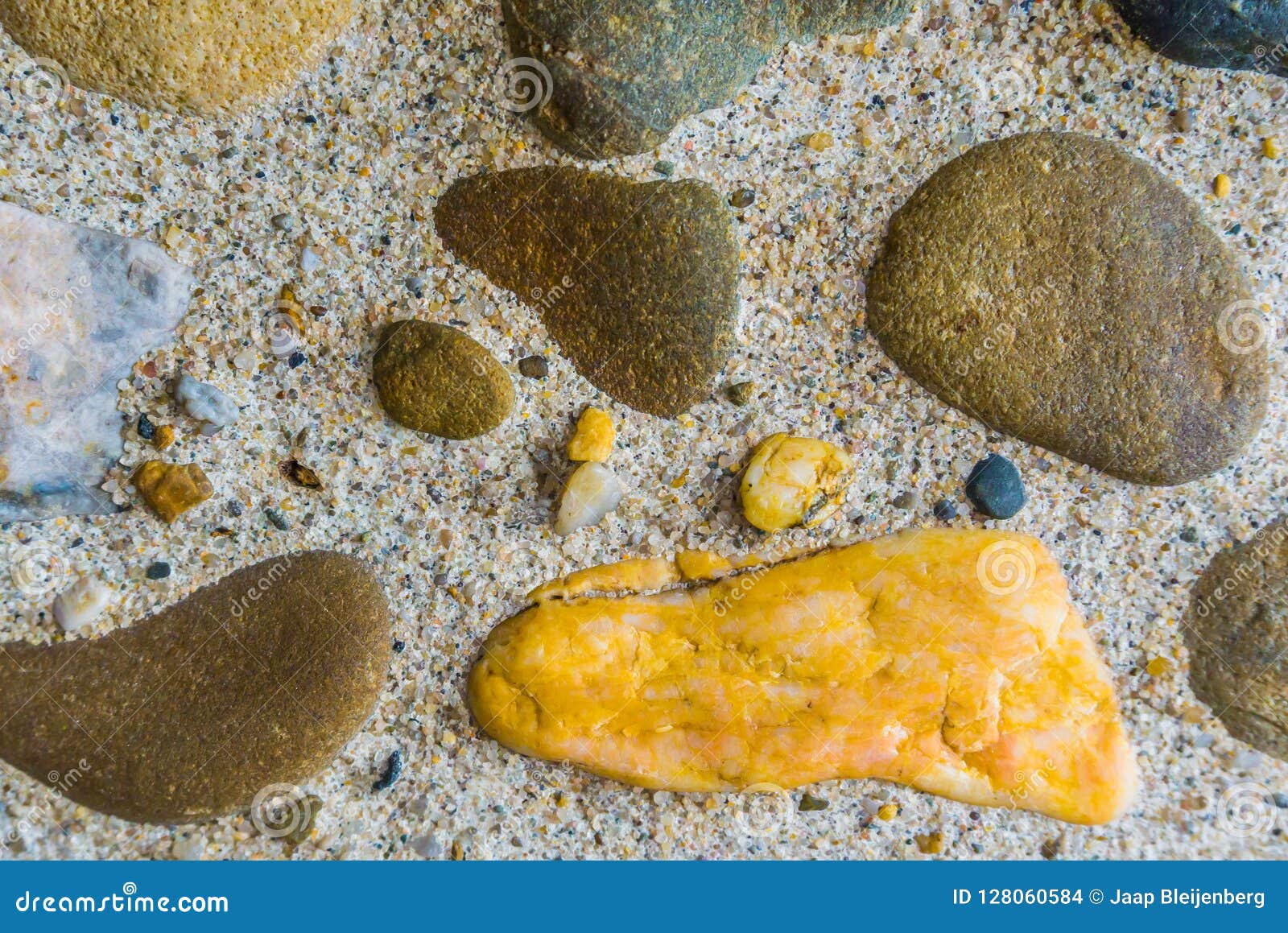 Beautiful Texture Background of Diverse Colored Stones in Different ...