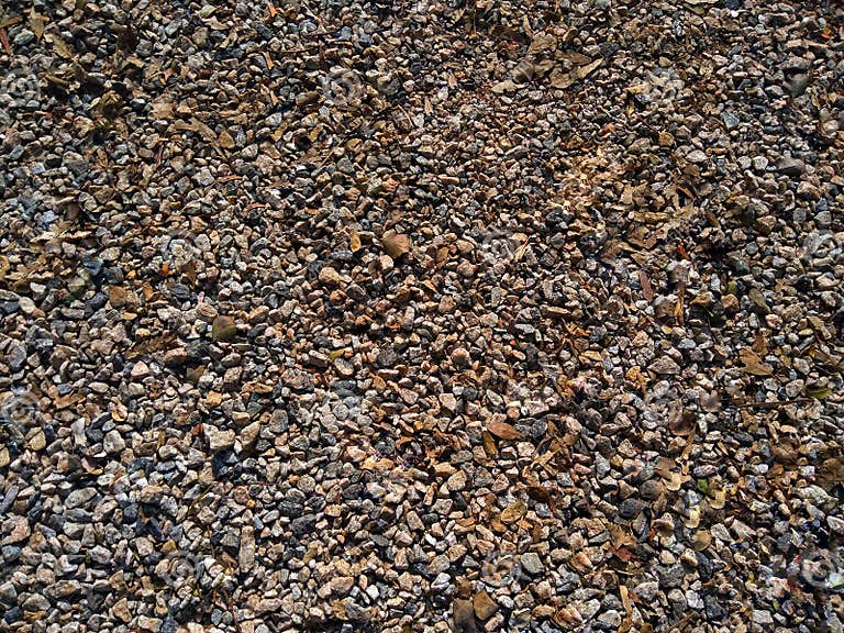 Beautiful Texture with Ballast Stone. a Background Pattern Stock Image ...