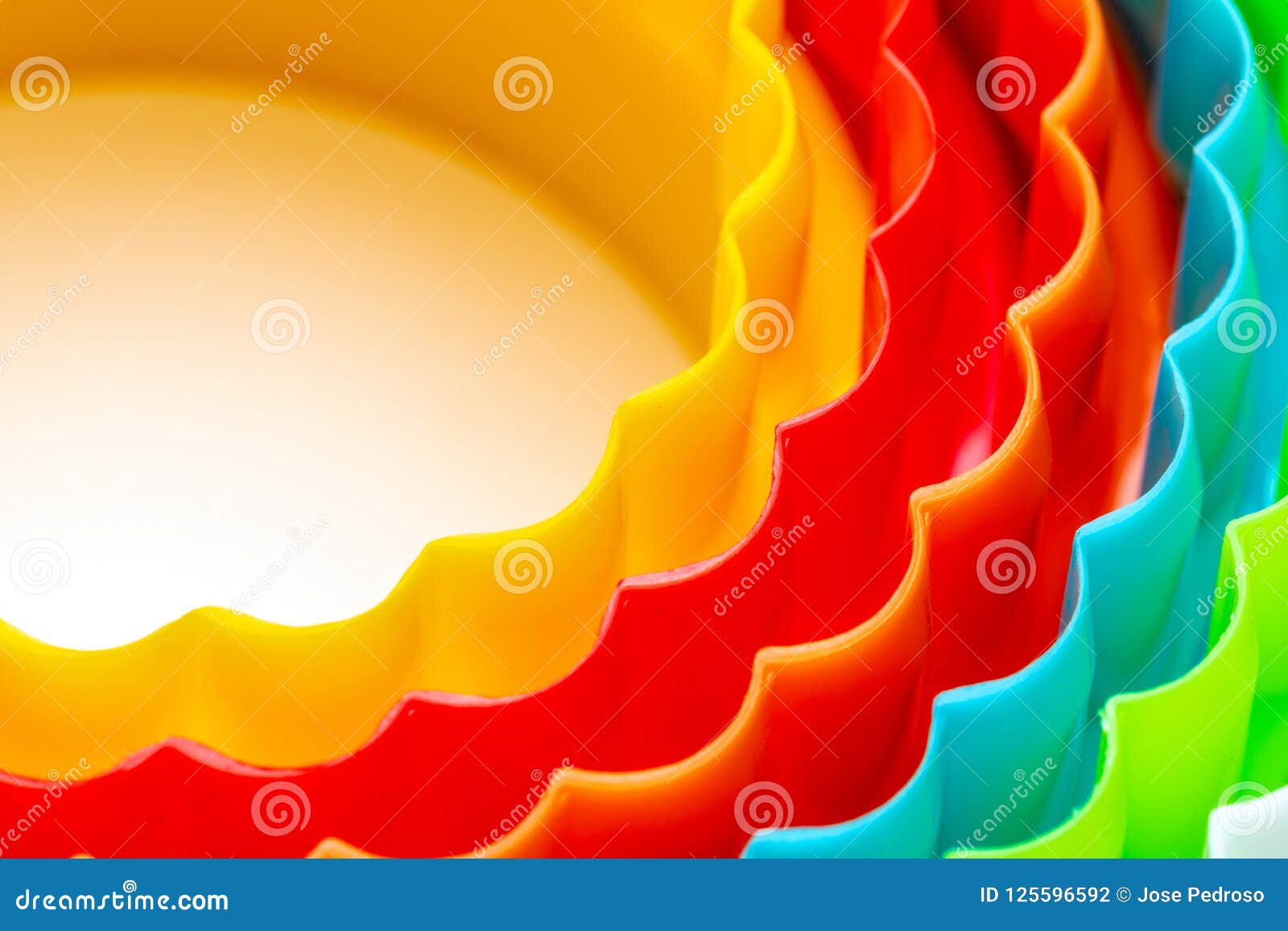 Beautiful Texture with Concentric Circles with the Colors of the ...