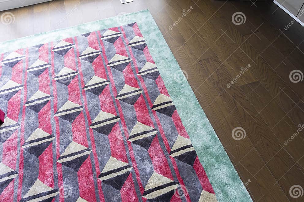BEAUTIFUL TEXTURE of GRAPHIC PATTERN CARPETS in HOME ROOM. Stock Image ...