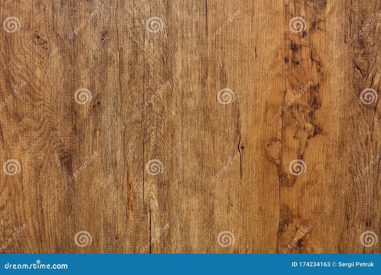 Beautiful Texture of Natural Dark Wood with Cracks, Spots and a ...