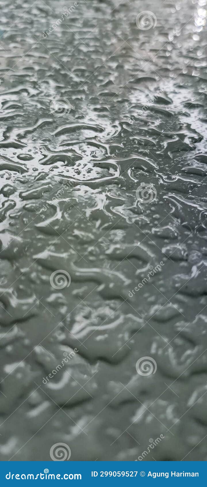 Rainwater Falling From The Roof Of The House Royalty-Free Stock ...