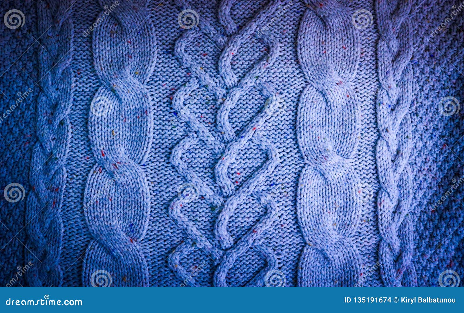 Beautiful Texture of a Soft Warm Natural Sweater with a Knitted Pattern ...