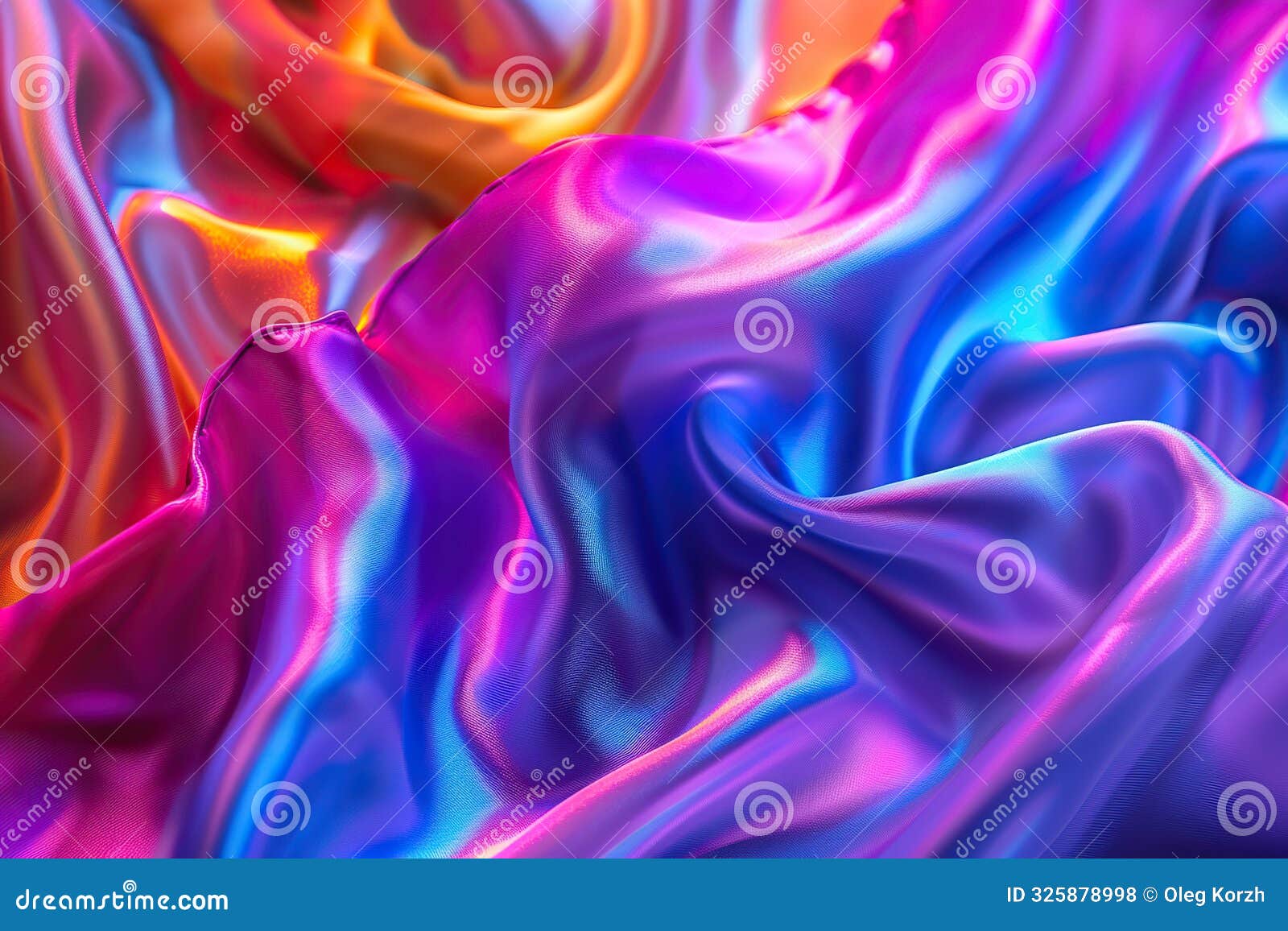 Beautiful Texture Surface Neon Wave, Design Natural Abstract Background ...
