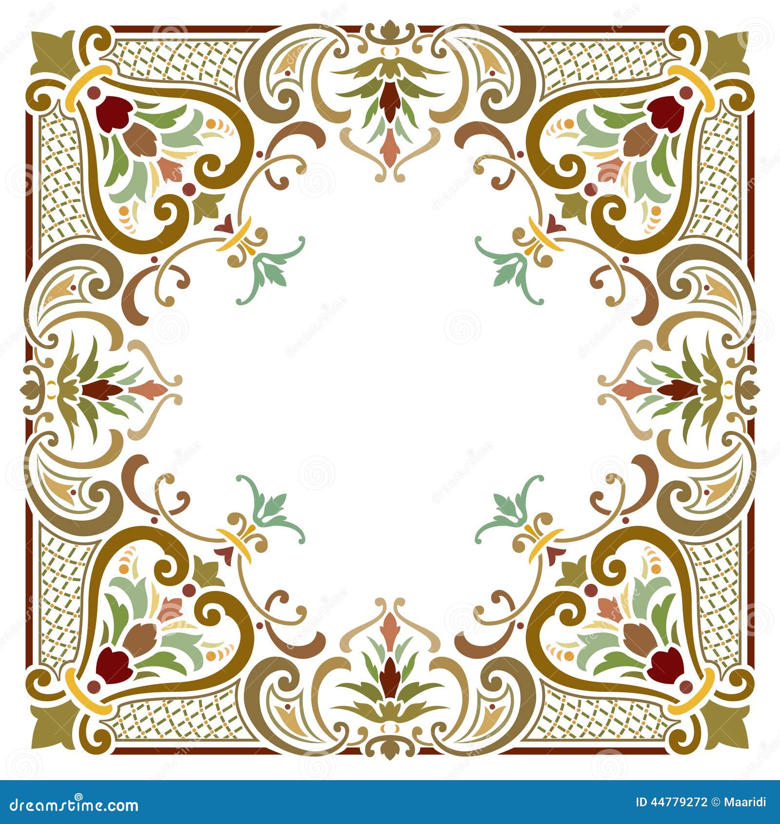 Beautiful Textured Border Frame Stock Vector - Illustration of graphic ...