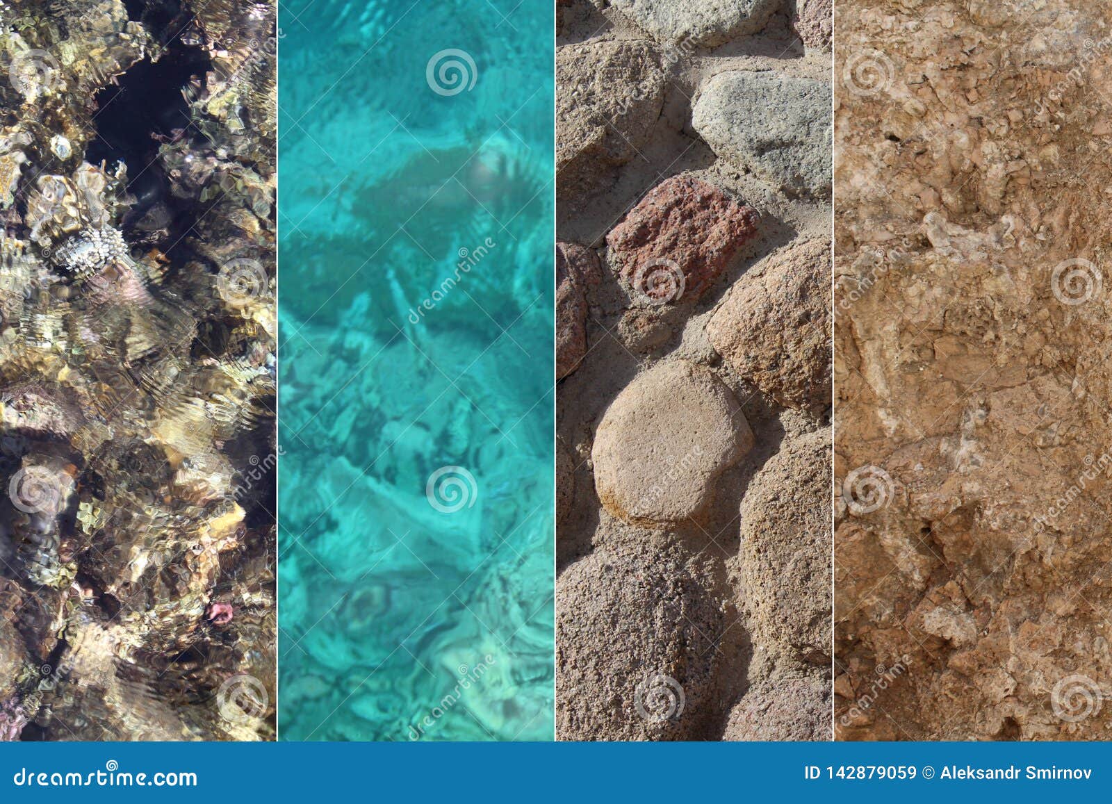 Collage Of Water Backgrounds Stock Image | CartoonDealer.com #62364313