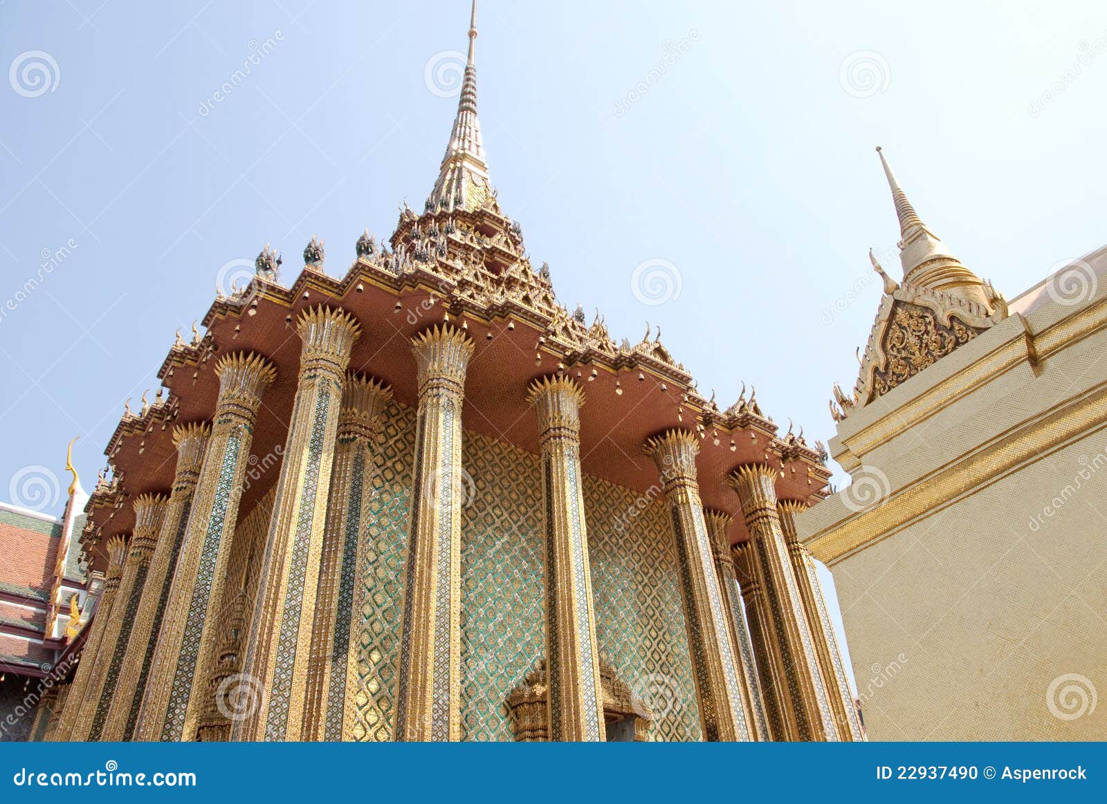 Beautiful Thai Architecture Stock Photo - Image of palace, gold: 22937490