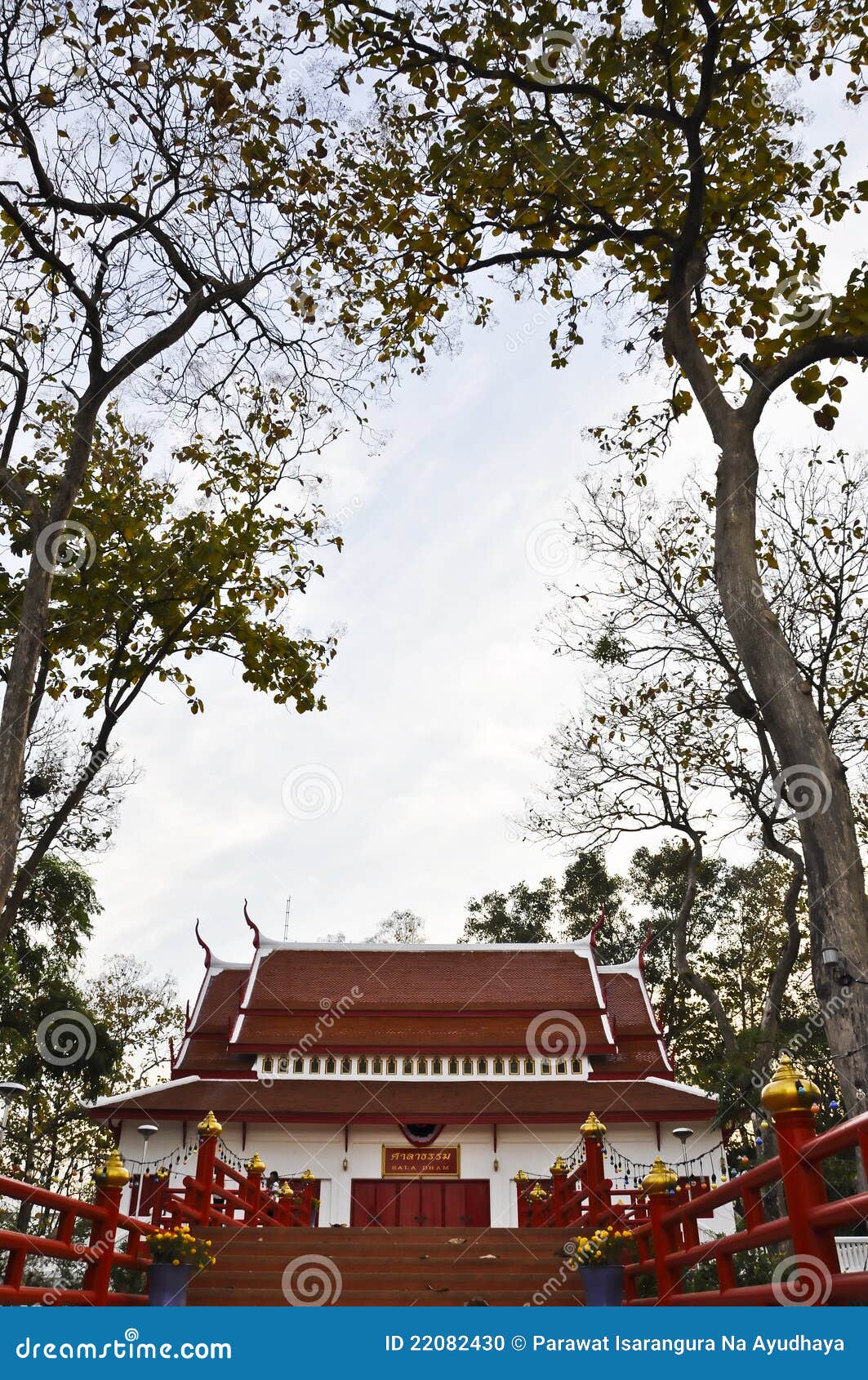 Beautiful Thai Style Building. Stock Photo - Image of exterior ...