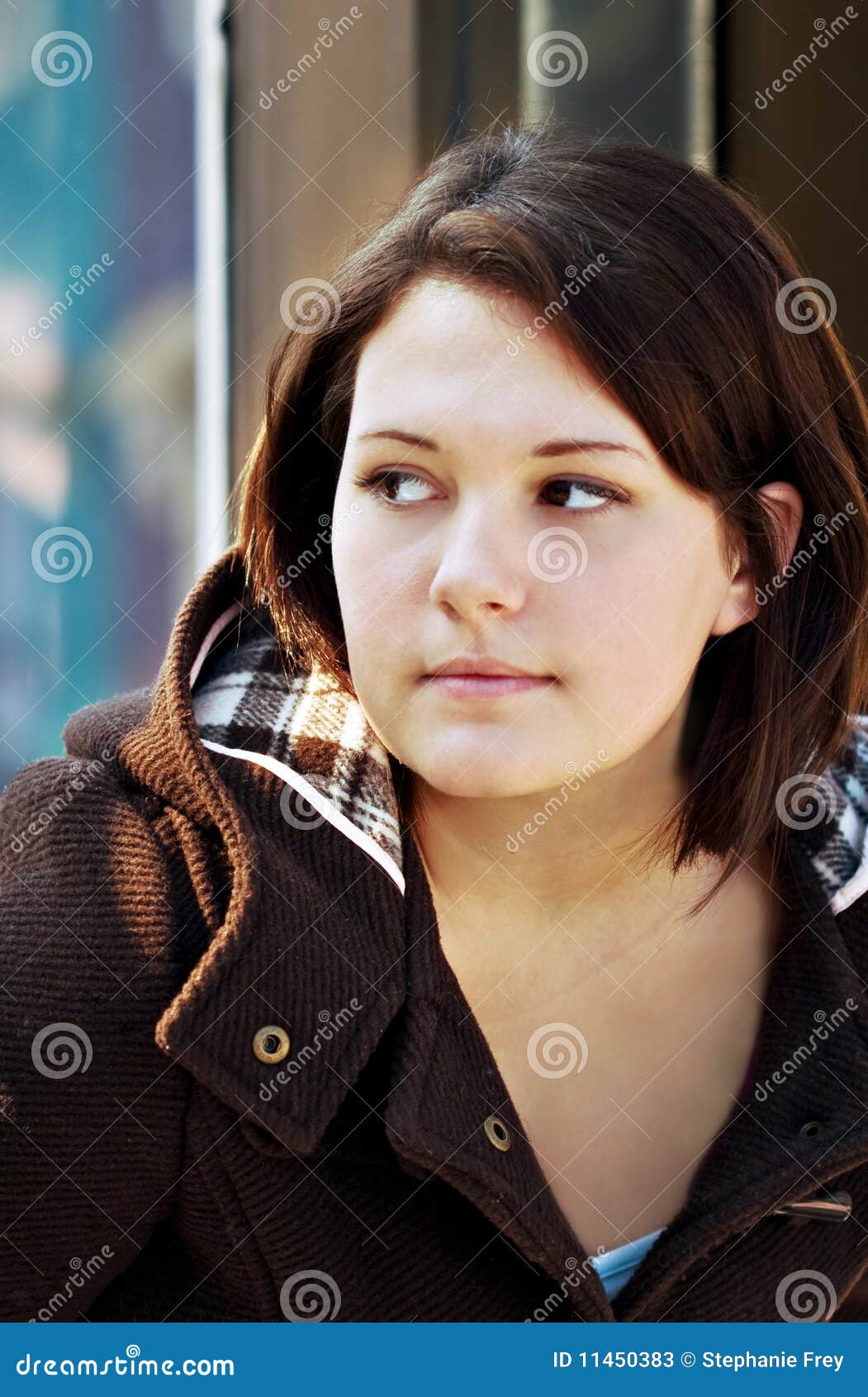 Beautiful Thoughtful Woman stock image. Image of beautiful - 11450383