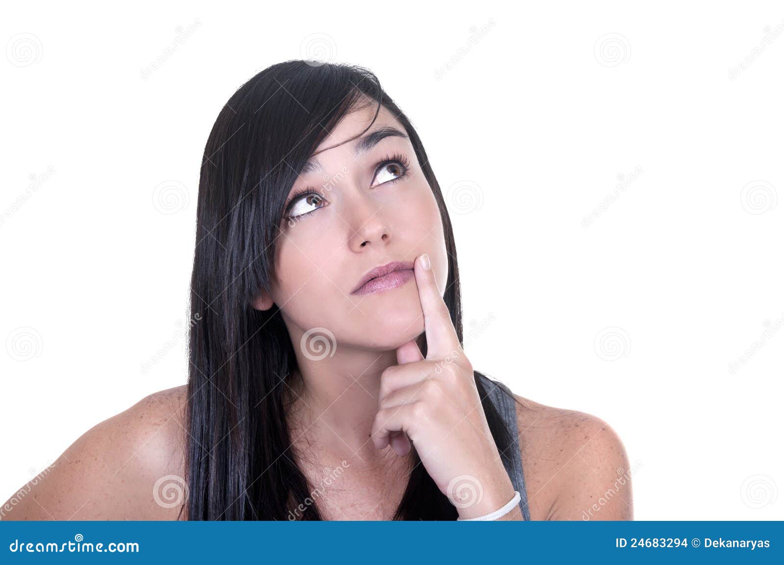Beautiful Thoughtful Woman Looking Up Stock Photo - Image of caucasian ... Beautiful Thoughtful Woman Looking Up Stock Photo - Image of caucasian ...