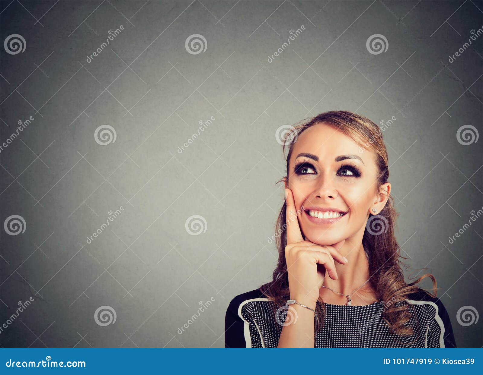 Beautiful Thoughtful Woman Looking Up Stock Image - Image of background ... Beautiful Thoughtful Woman Looking Up Stock Image - Image of background ...