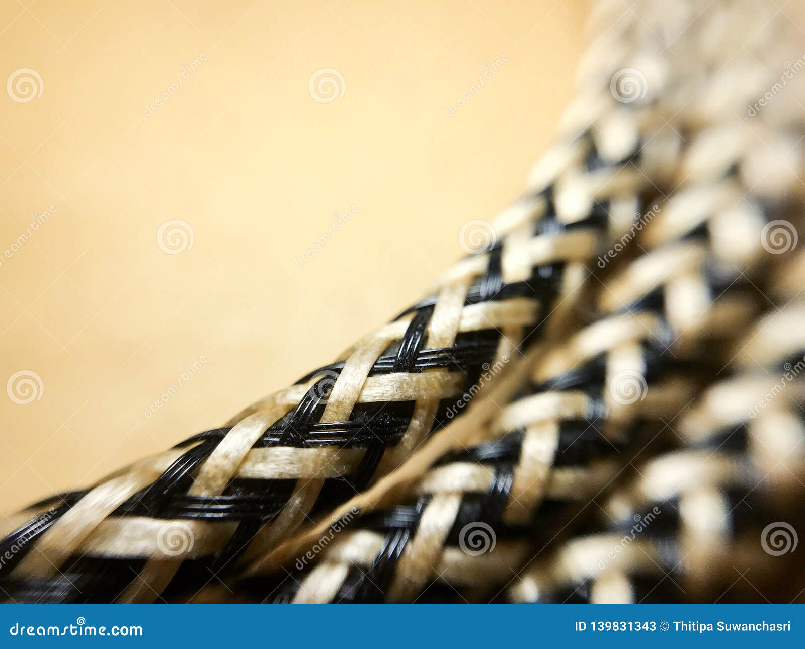 Beautiful Three Braided Line Stock Image - Image of close, braided ...