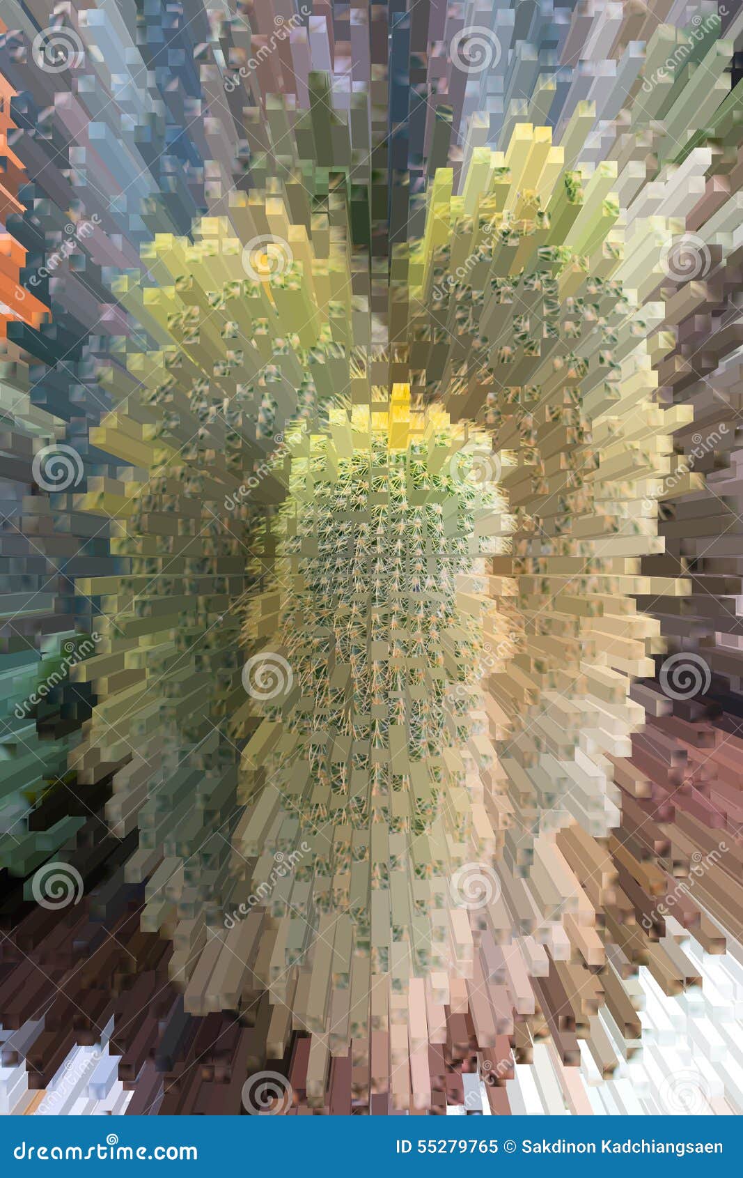 The Beautiful Three-dimensional Image Stock Image - Image of dimension ...