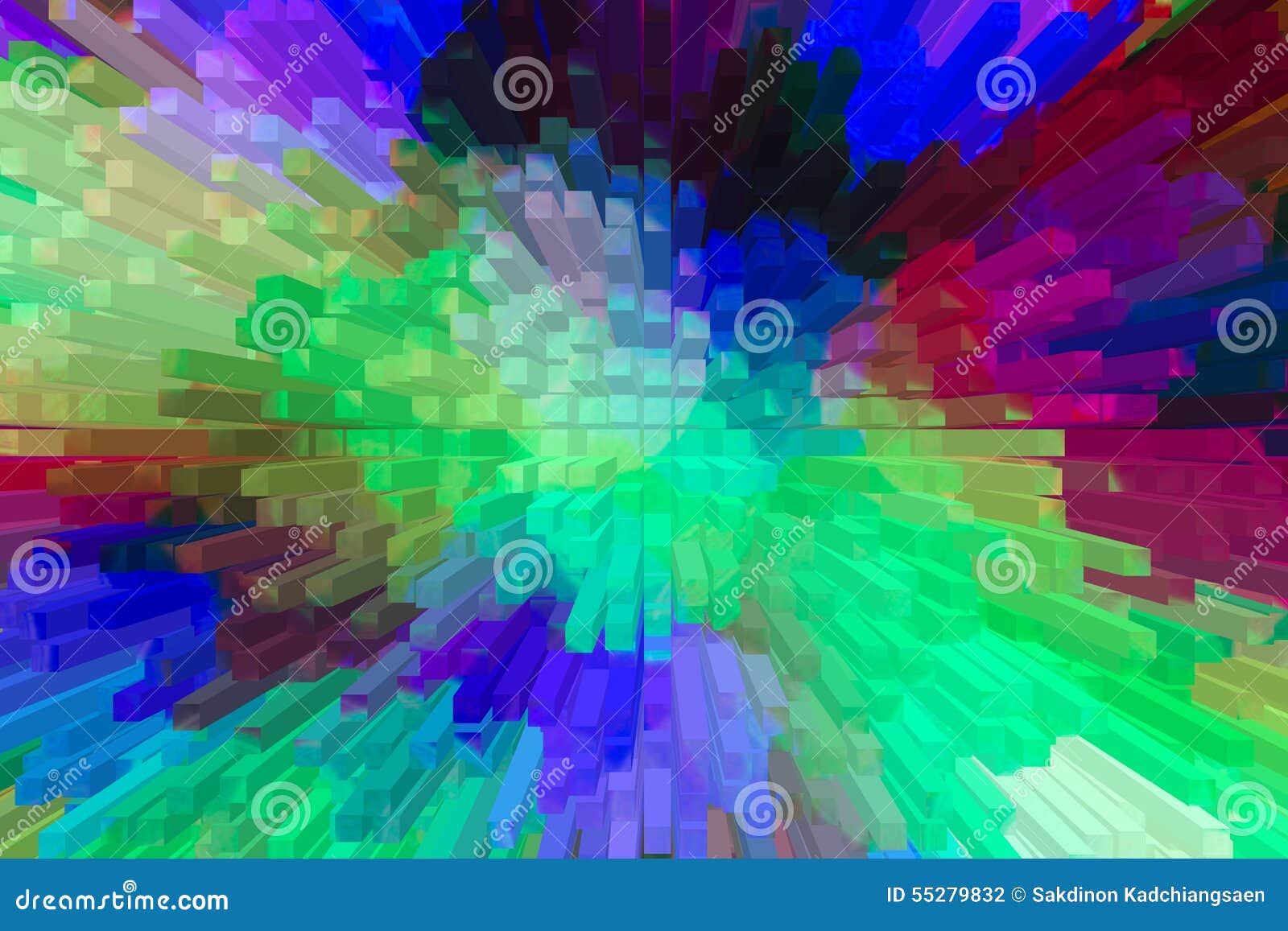 The Beautiful Three-dimensional Image Stock Photo - Image of graphic ...