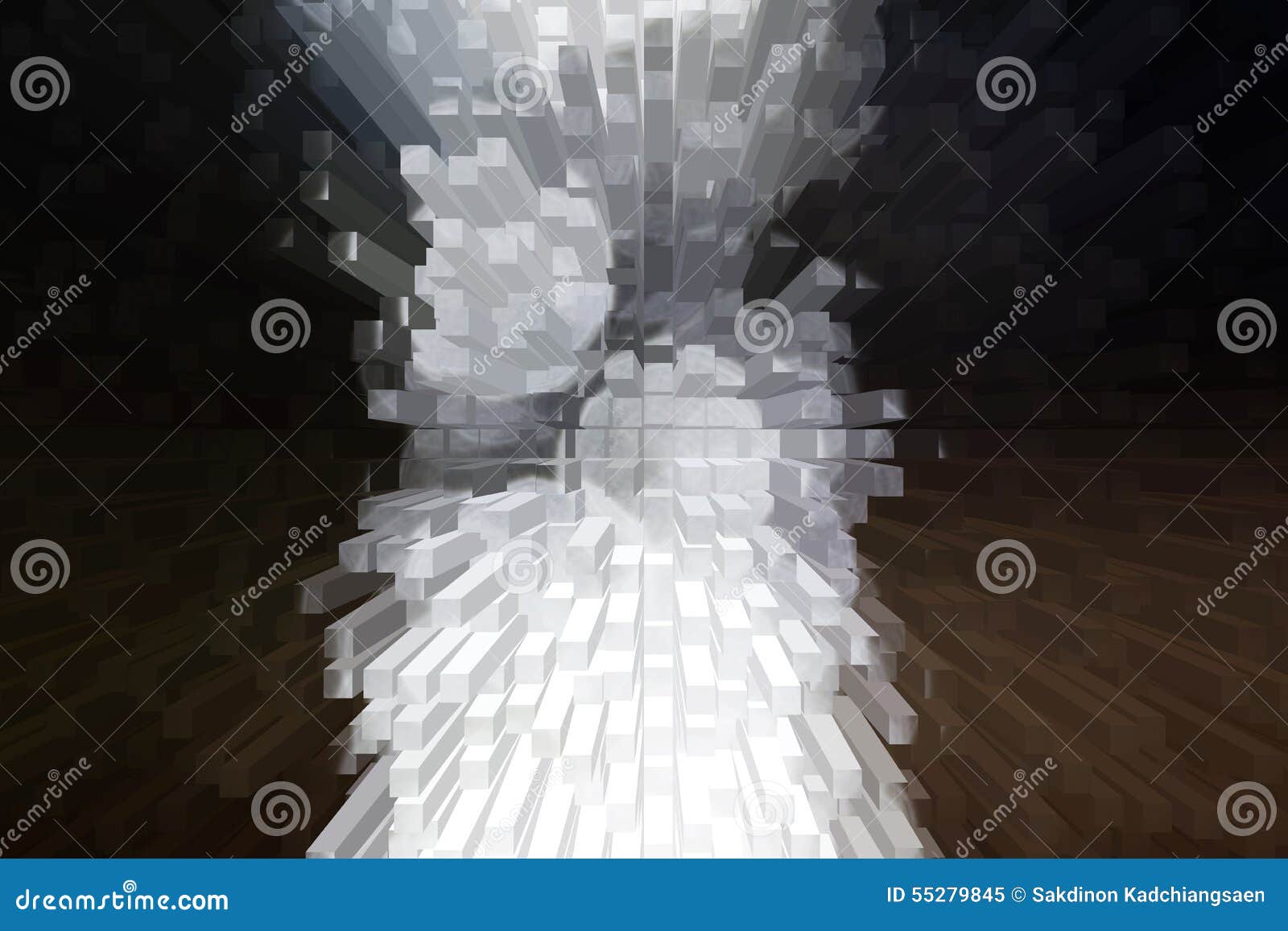 The Beautiful Three-dimensional Image Stock Image - Image of green ...