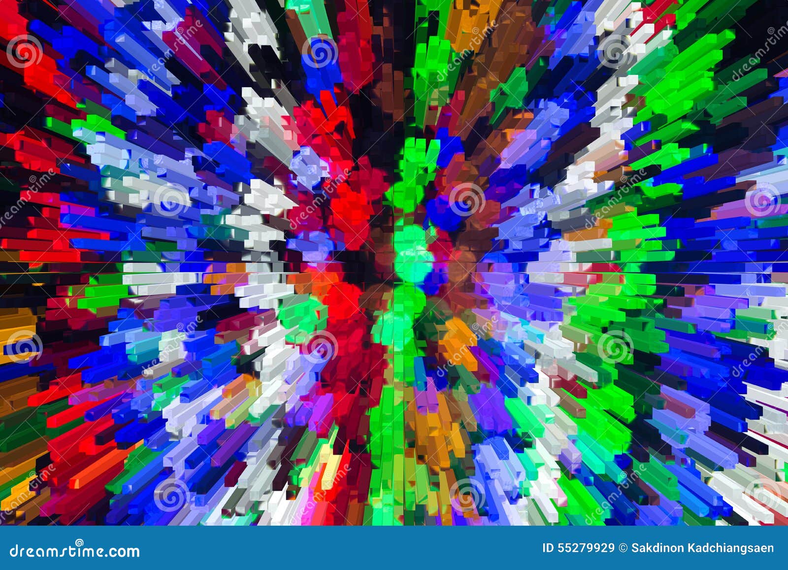 The Beautiful Three-dimensional Image Stock Image - Image of align ...