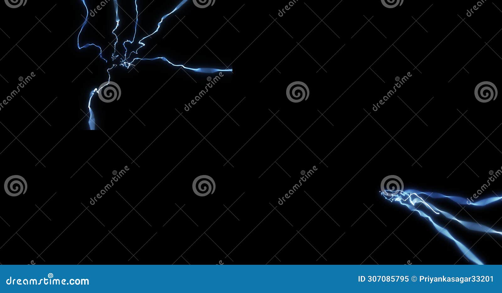 Realistic Thunder Use Black Background Stock Illustration ...