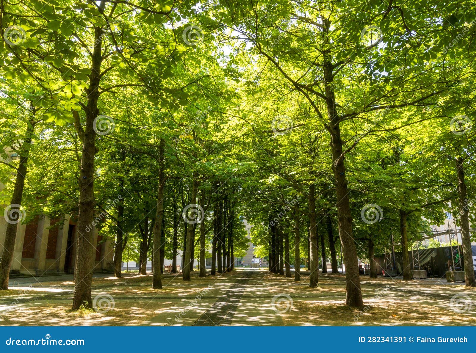 Beautiful Tiny Park in the Center of Berlin Stock Image - Image of ...