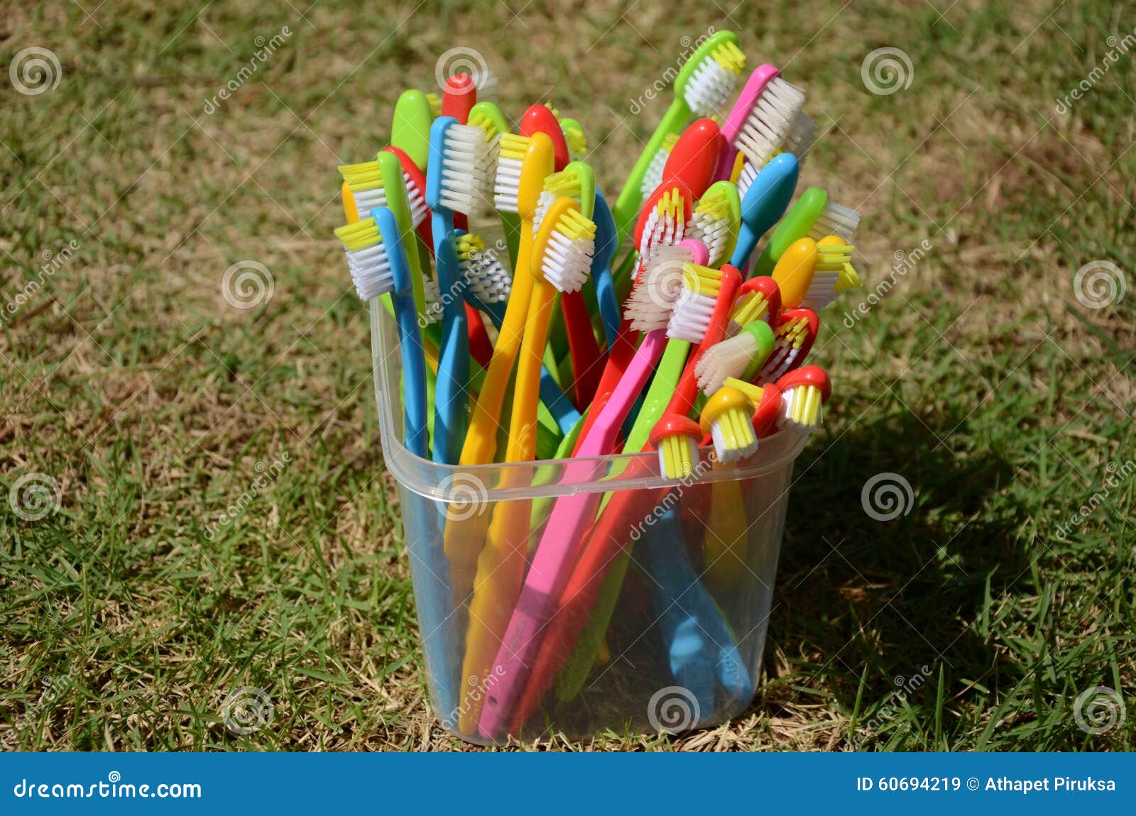 Beautiful toothbrushes stock image. Image of orange, mouth - 60694219