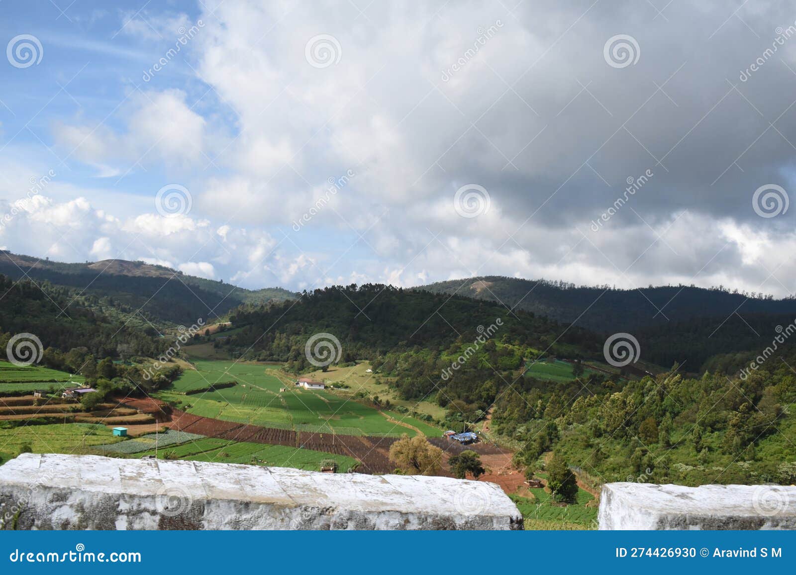 Beautiful Top View of a Hill Stock Photo - Image of journey, island ...
