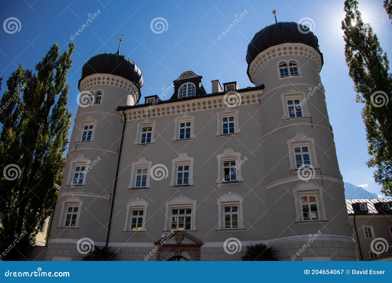 The Beautiful Town Hall in the Austrian City of Lienz Stock Image ...