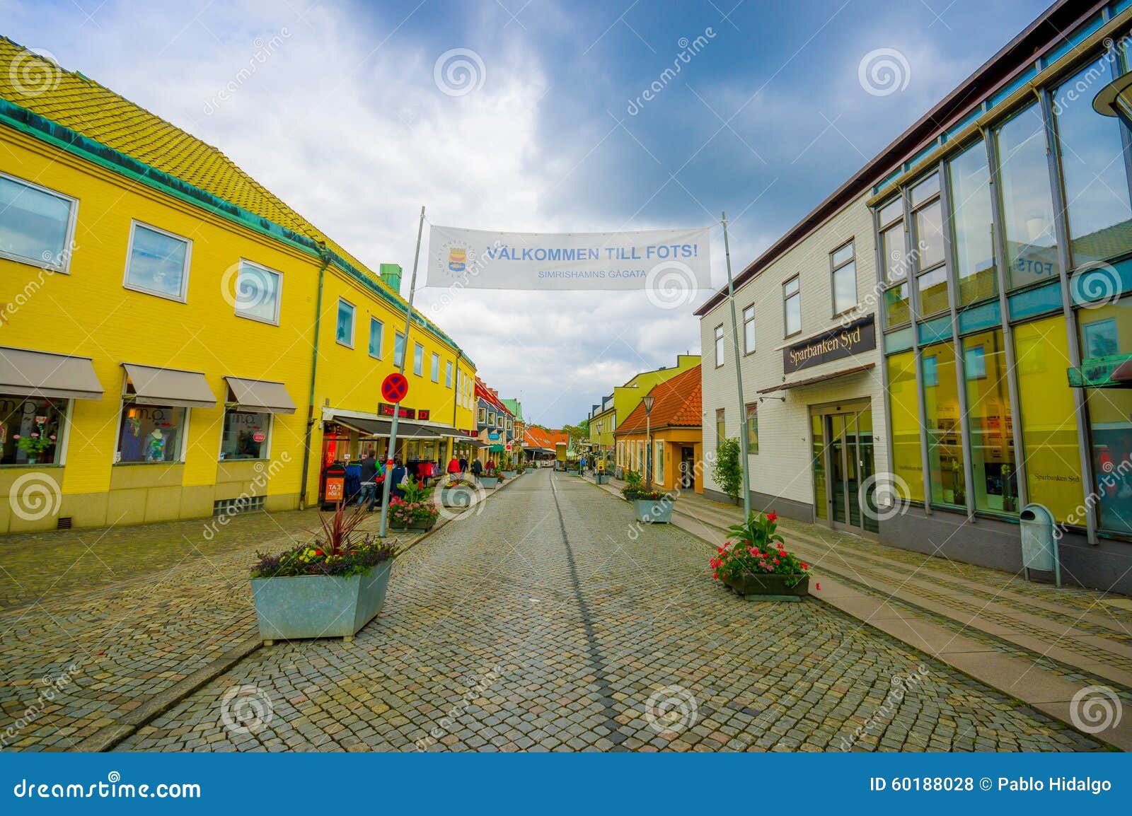 Beautiful Town of Simrishamn, Sweden Editorial Stock Photo - Image of ...