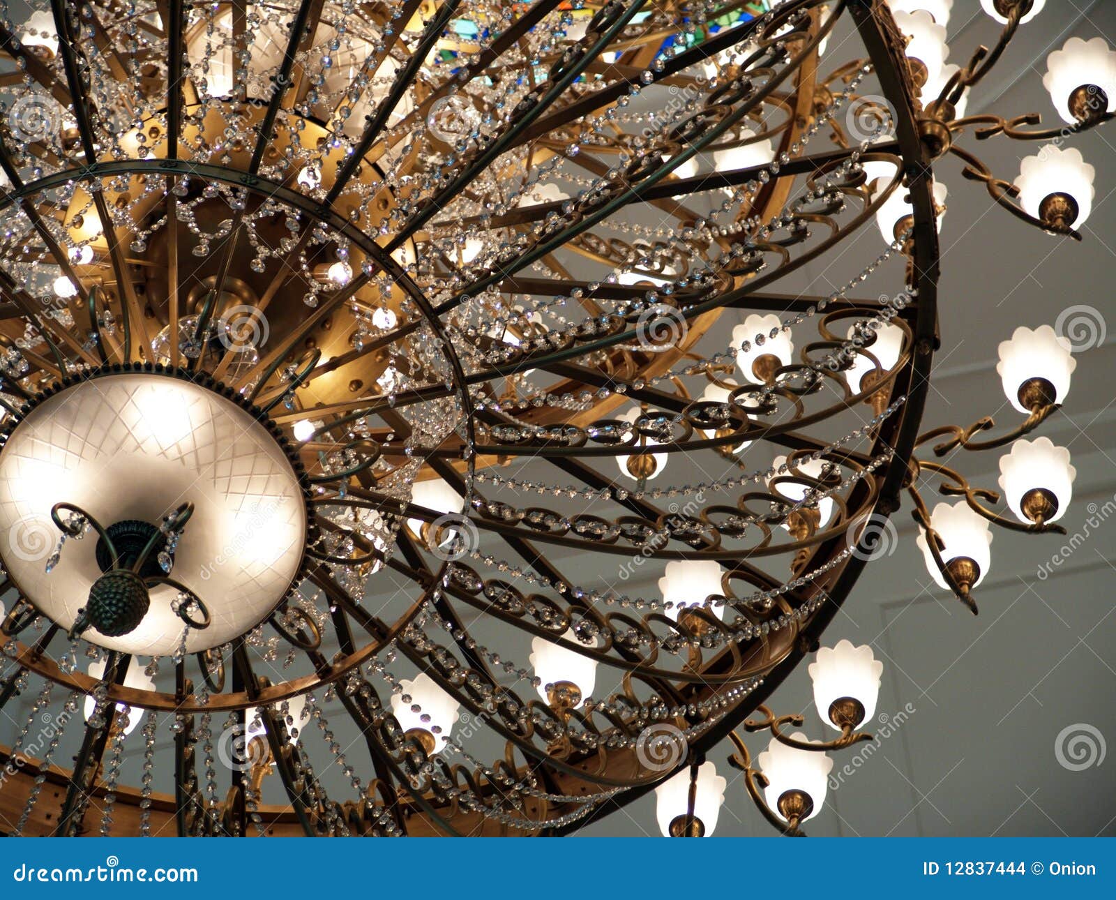 Beautiful Traditional Chandelier Stock Photo - Image of chandelier ...