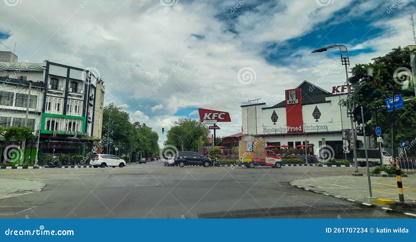 Beautiful Traditional City View at Central Java Editorial Stock Image ...