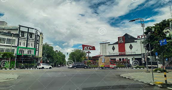 Beautiful Traditional City View at Central Java Editorial Stock Image ...