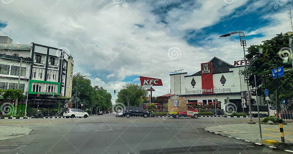 Beautiful Traditional City View at Central Java Editorial Stock Image ...