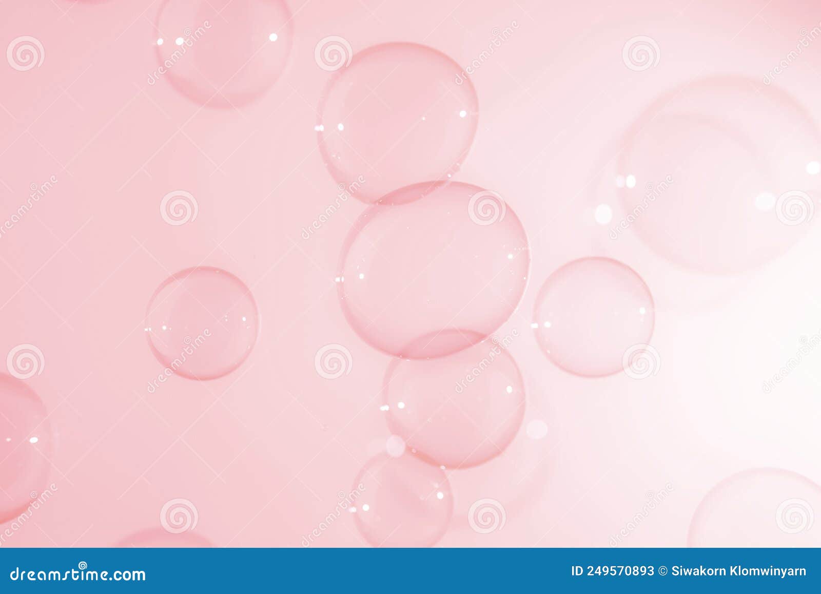 Beautiful Transparent Pink Soap Bubbles Background. Soap Sud Bubbles ...