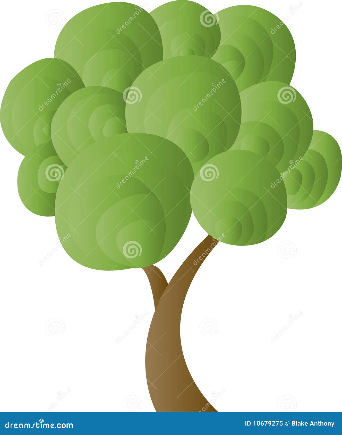 Beautiful Tree stock illustration. Illustration of green - 10679275