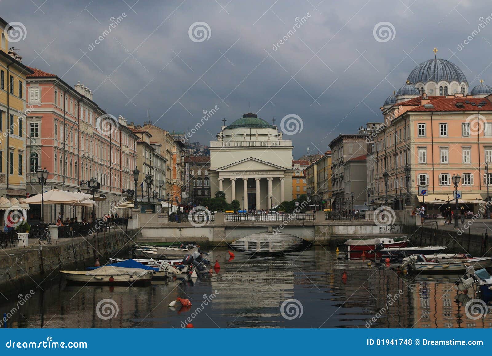 Beautiful Trieste, Italy editorial stock photo. Image of beautiful ...