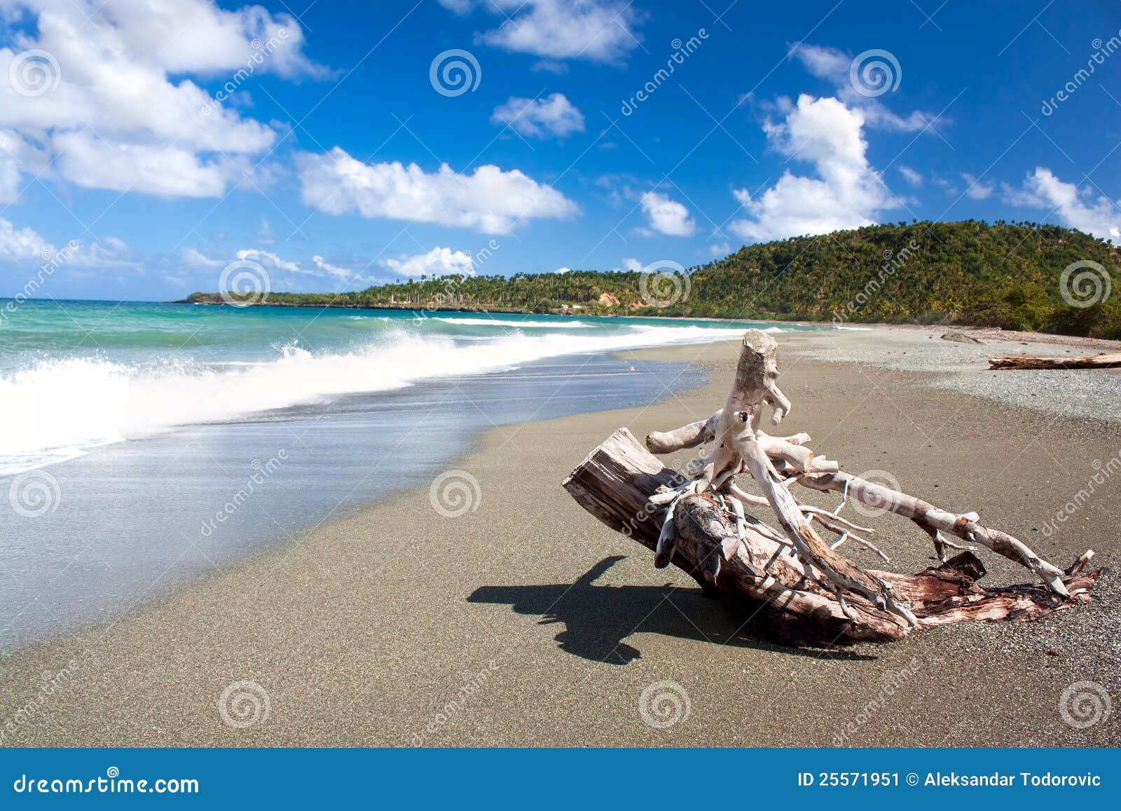 Beautiful Tropical Beach in Baracoa, Cuba Stock Image - Image of sand ...