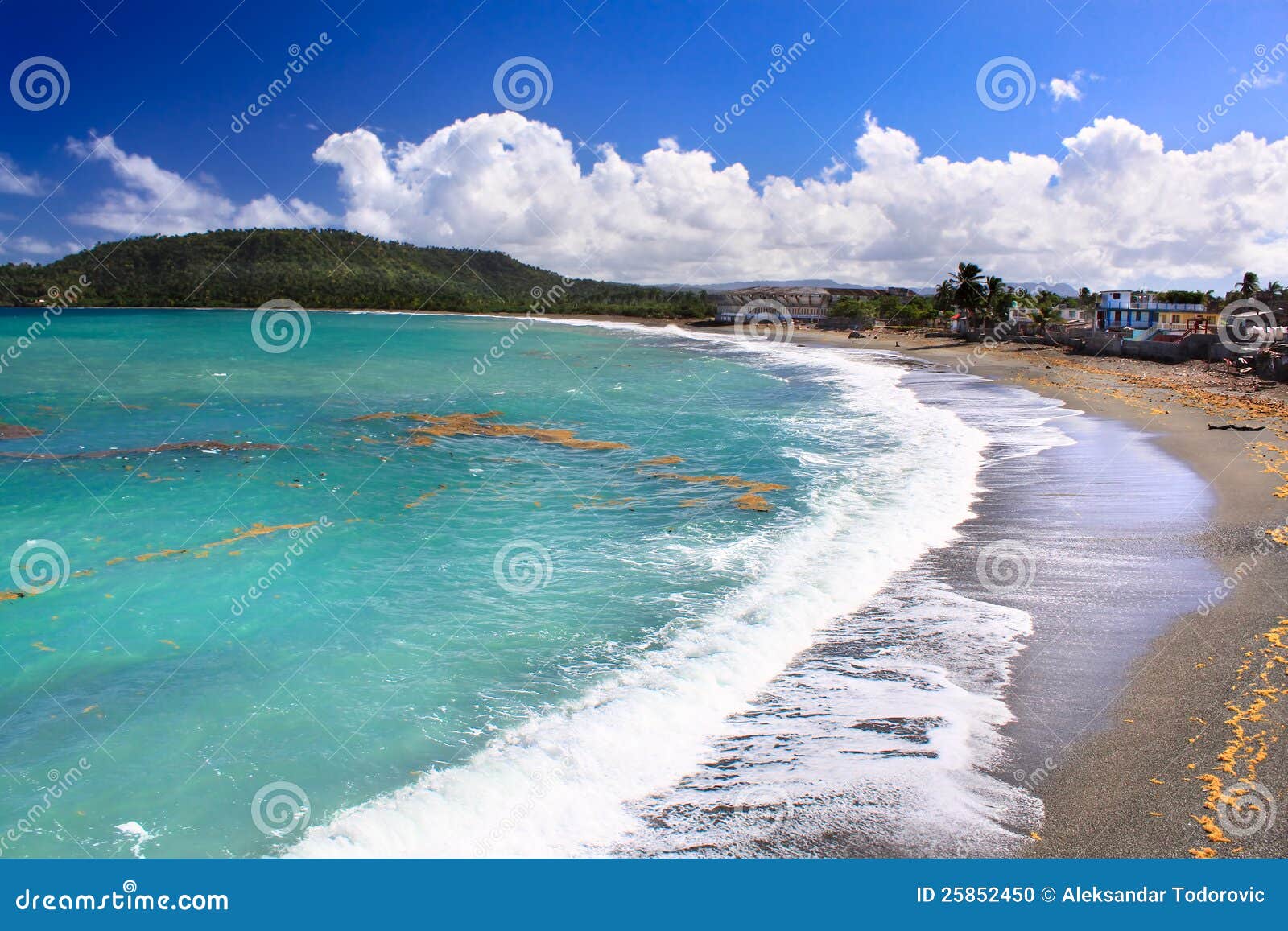 Beautiful Tropical Beach in Baracoa, Cuba Stock Photo - Image of ...