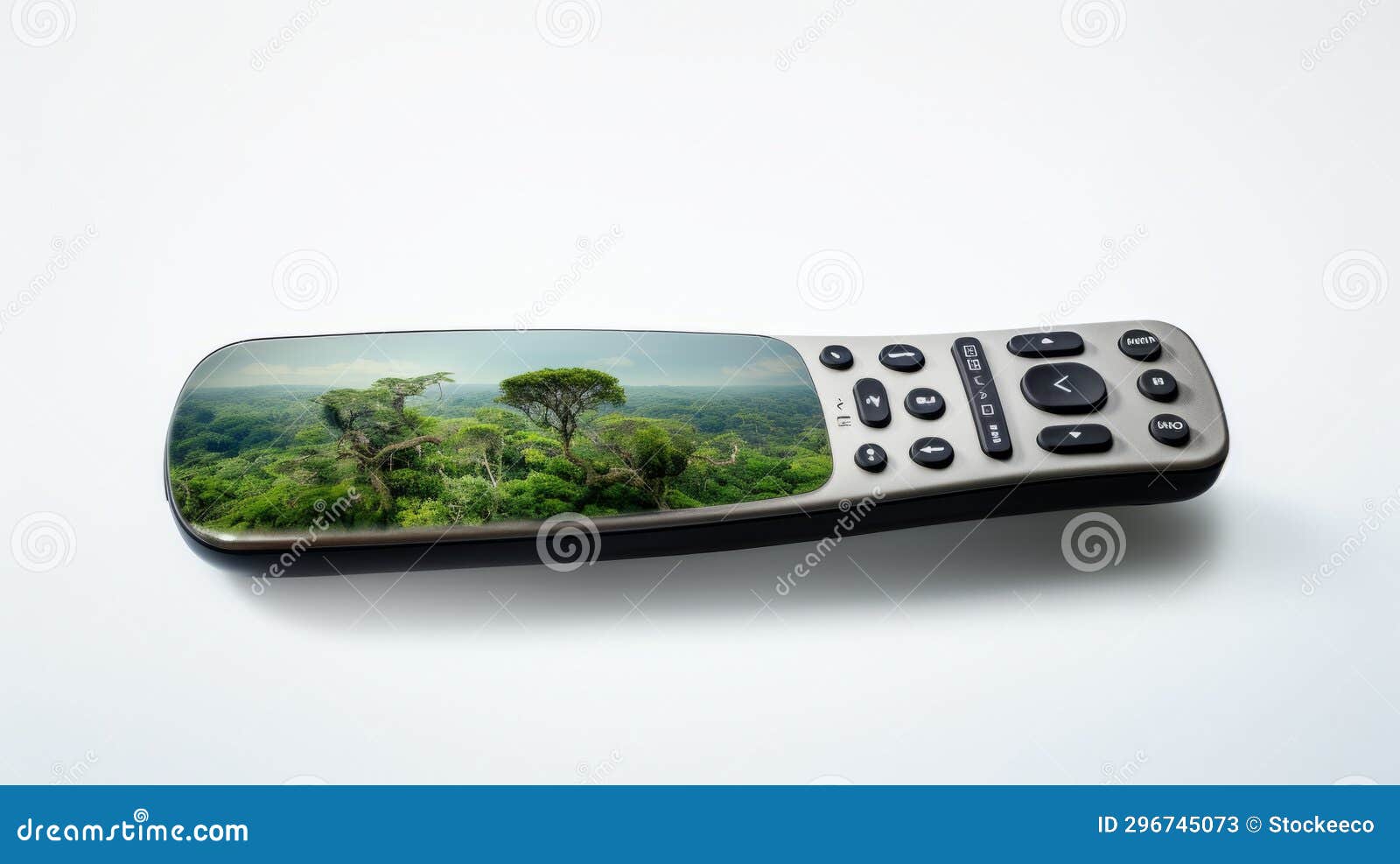 Beautiful Tropical Rainforest View Remote Control with Surrealist ...