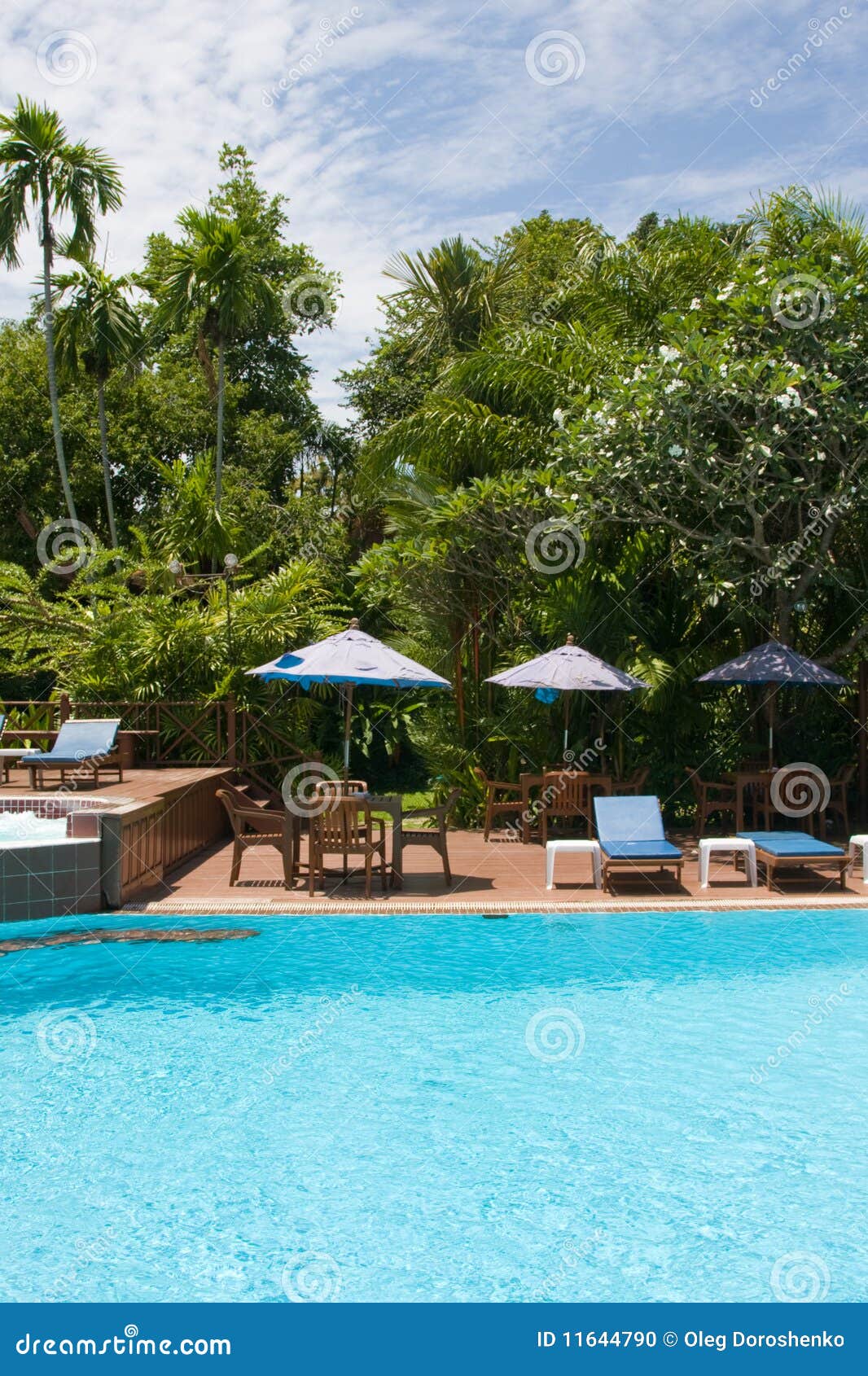 Beautiful Tropical Swimming Pool.Thailand. Stock Photo - Image of hotel ...